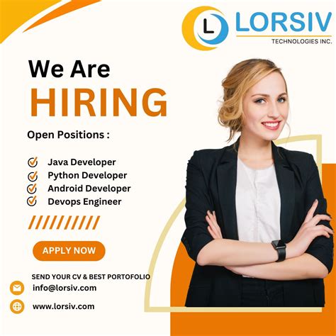lorsiv technologies inc on linkedin hiring careeropportunities javadeveloper pythondeveloper…