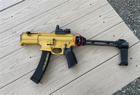 Carbon Folder Hinge Picatinny Rail Side For 1913 Rails