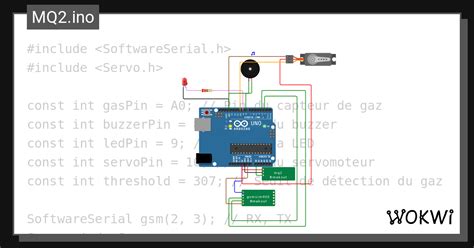 Gas Sensor Copy Wokwi Esp32 Stm32 Arduino Simulator