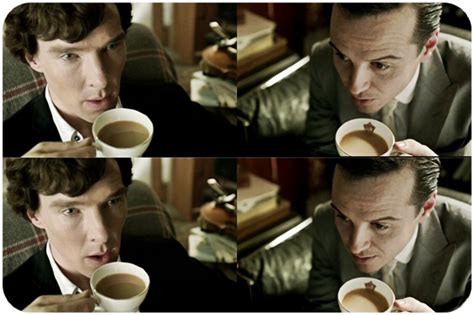 Ну так вы чай пьете или глазами трахаетесь Sheriarty Sherlock Moriarty Virgin And Mr Sex