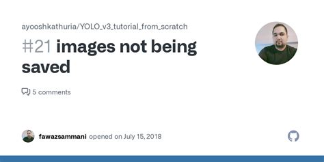 Images Not Being Saved Issue 21 Ayooshkathuria YOLO V3 Tutorial