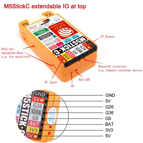 M5stack M5stickc Esp32 Mini Iot Development Board Official With Color Makerfocus