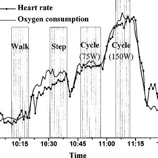 Oxygen Consumption V O Rate To Heart Rate HR Relation Download Scientific Diagram