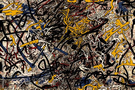 Abstract 2d Art Of Chaotic Lines Neural Network Generated Art Stock