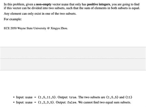 solved in this problem given a non empty vector nums that