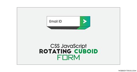 Rotating Cuboid Form With Css And Javascript Rotate Cube Fields