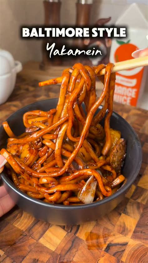 Baltimore Yakamein Recipe