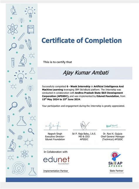 Apssdc Edunetfoundation Ai Ambati Ajay Kumar