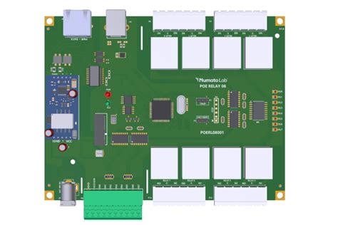 Power Over Ethernet PoE Relay Numato Lab