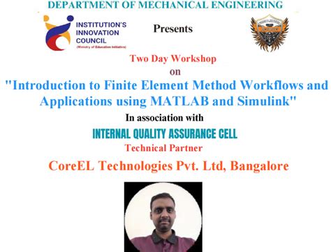 Workshop On Introduction To Finite Element Method Workflows And