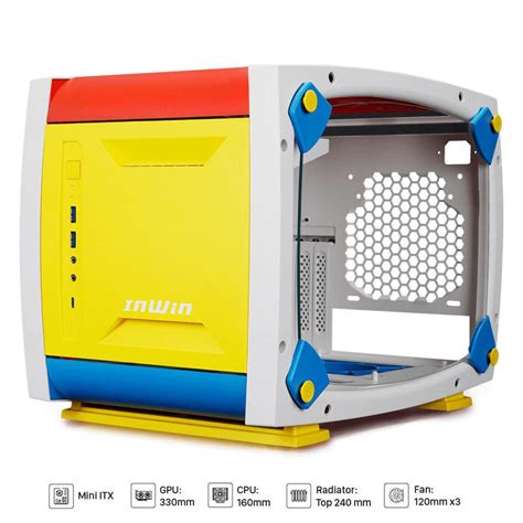 Inwin Explorer Mini Itx Tower Pc Case Justice White Datablitz