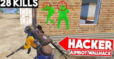 AIMBOT WALLHACK HACKER KILLS SOLO Vs SQUAD PUBG Mobile Teach Computer