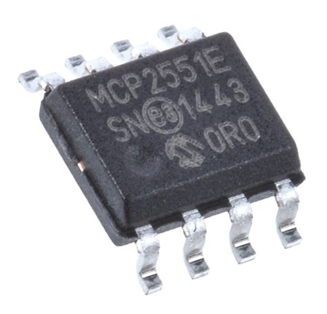 Microchip Mcp2551 E Sn Can Transceiver 1mbps Iso 11898 8 Pin Soic Rs