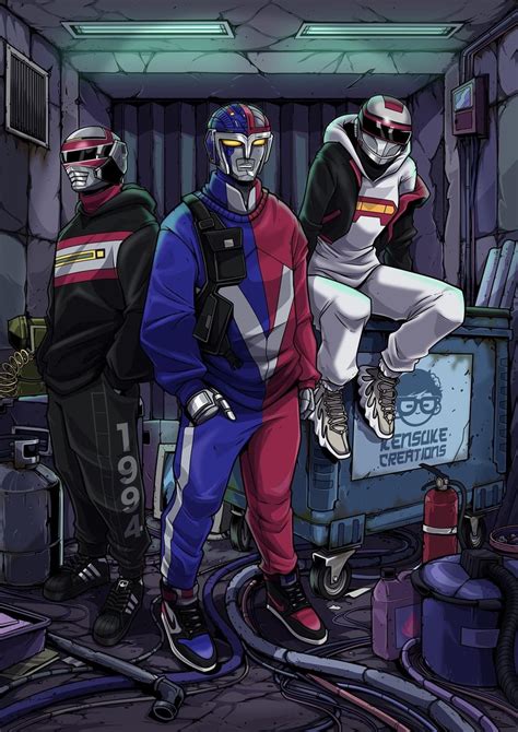 Shaider Metalder And Spielban Metal Hero And 4 More Drawn By