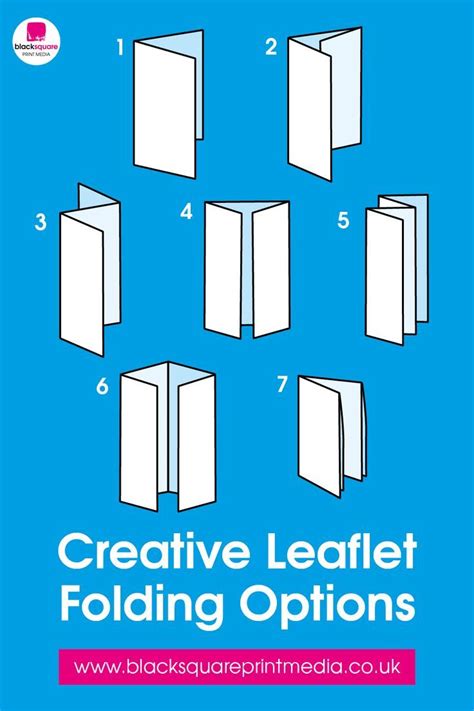 Creative Leaflet Folding Options Leaflet Business Leaflets Flyer