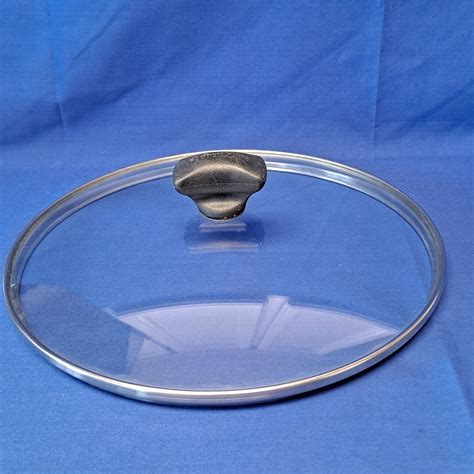 Farberware Clear Glass Replacement Lid 9 1 4 Metal Handle Cover Pot Pan Skillet Etsy