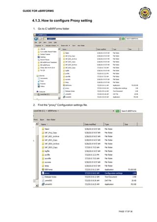 Job Aid For The Use Of Offline E Bir Forms Package PDF