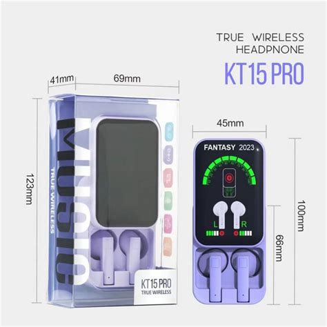 Cheap Kt15 Pro Tws Earpuds Slider Wireless Bluetooth 5 3 Enc Noise Reduction Sport Headsets