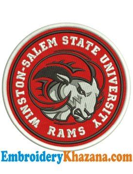 Winston Salem State University Embroidery Design Wssu Embroidery Dst