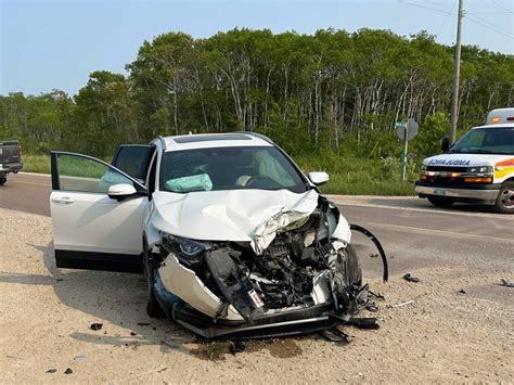 Two Vehicle Collision At The Intersection Of HWY And Road E
