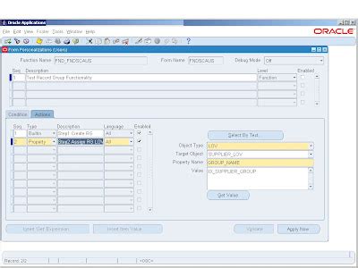 Myoracleapps LOV Change R12 Forms Personalization