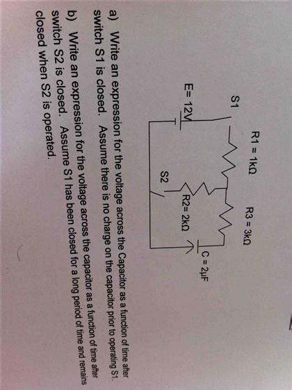 Write An Expression For The Voltage Across The