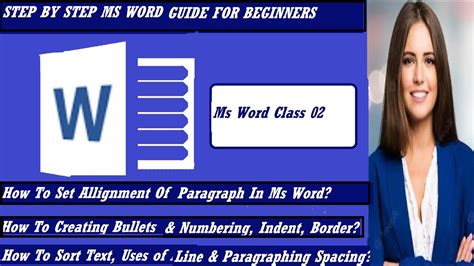 Ms Word Class 02learn Moretech With Rabia Youtube