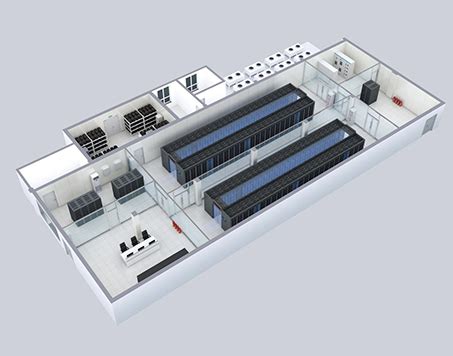 Prefabricated Modular Data Center Solution For Montenegro Internet Company