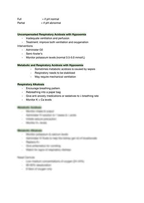 Solution Interpretation Of Arterial Blood Gases Studypool