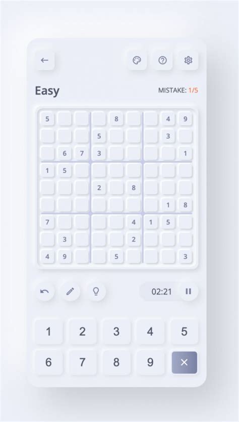 Game A Take On Neumorphism Design The Code Is On Codepen To Try Out
