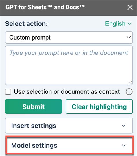 Select A Model In GPT For Docs GPT For Work Documentation