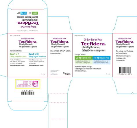 Tecfidera Package Insert Prescribing Information