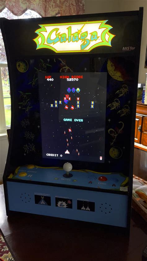 Now Playinggalaga Mister Fpga Core On Customized Arcade 1up Partycade Plus Rarcade1up
