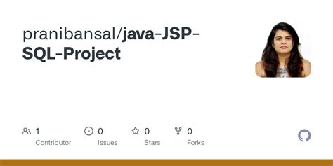 Github Pranibansaljava Jsp Sql Project