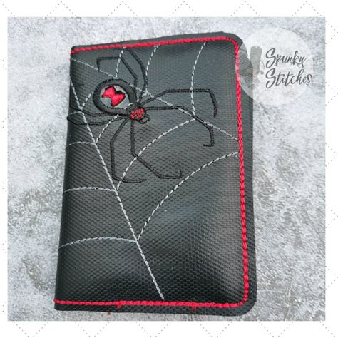 Black Widow Spider Mini Notebook Cover
