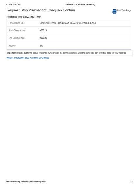 Welcome To Hdfc Bank Netbanking Pdf
