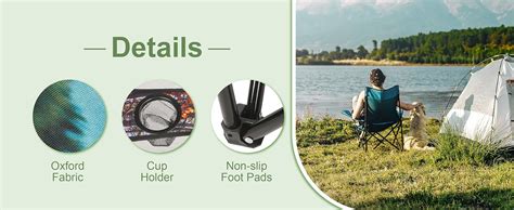 Northroad Camping Chair Portable Camp Chair Folding Lawn