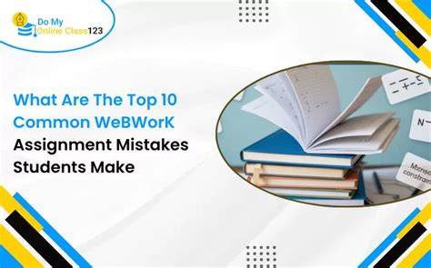 Avoid Common Webwork Assignment Mistakes Easily