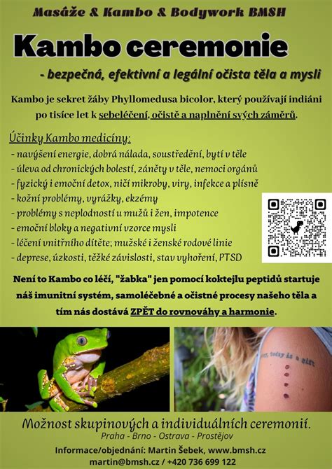 Kambo Ceremonie Kolibřík Ostrava