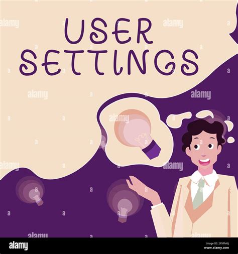 Handwriting Text User Settings Internet Concept Configuration Of Appearance Operating System