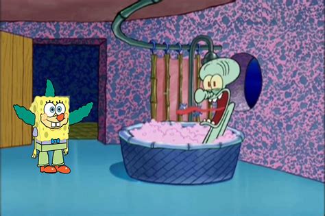 Squidward Screams As He Sees Spongekrusty By Mrtoonlover83 On Deviantart