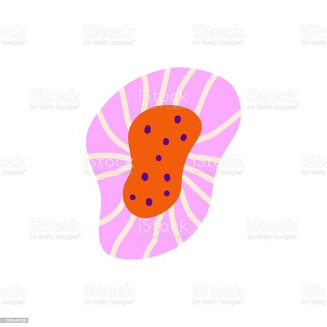 미적 식물이 고립되었습니다 꽃과 나뭇잎은 부드러운 파스텔입니다 플랫 벡터 그림입니다 미적 손으로 그린 유기농 식물 보라색과 핑크색 0명에 대한 스톡 벡터 아트 및 기타