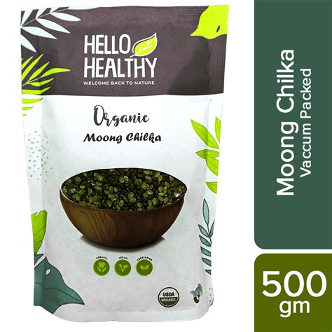 Organic Moong Chilka Hello Healthy