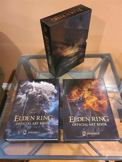 The Elden Ring Official English Hardcover Art Books Set Volumes 1 And 2