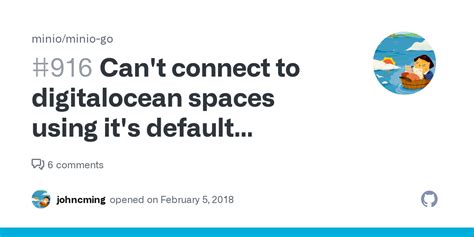 Cant Connect To Digitalocean Spaces Using Its Default Example · Issue