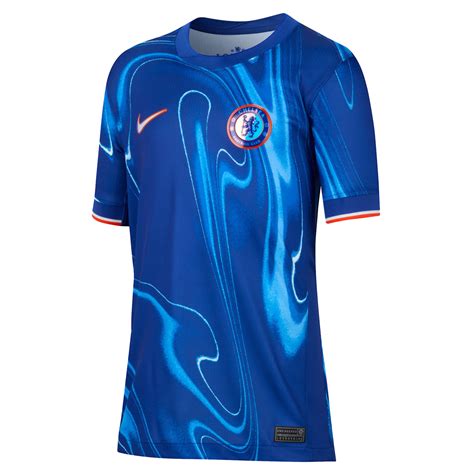 Nike Chelsea 2425 Youth Home Jersey Soccer Fn9124 496 Blue