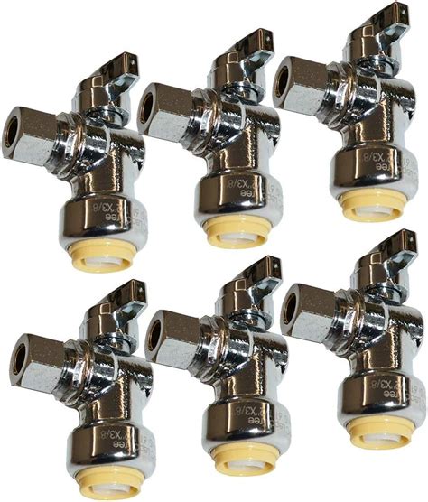 Hqmpc Push Fit Angle Stop Valve 12 Push Fit X 38 Od Compression Brass Angle
