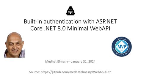 Built In Authentication With ASP NET Core NET Minimal WebAPI YouTube