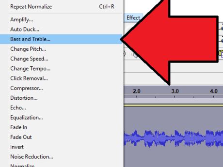 How To Adjust Bass In Audacity Steps With Pictures