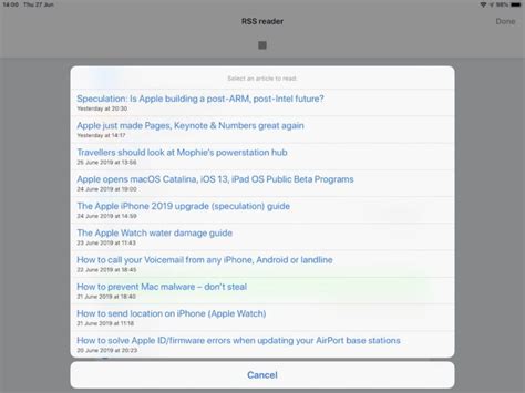 How To Build A Simple Rss Reader Using Siri Shortcuts Apple Must